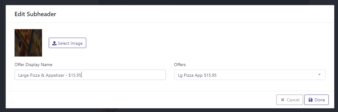 TOL / TCC - Add a Coupon Header Category Online